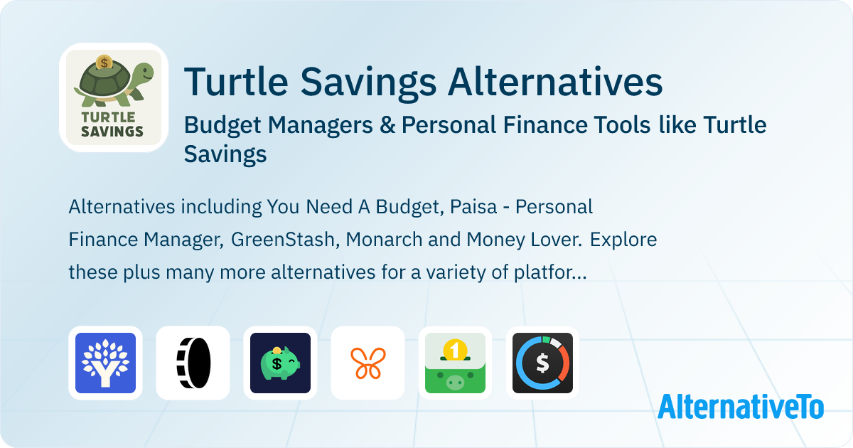 Turtle Savings Alternatives: Top 11 Budget Managers | AlternativeTo