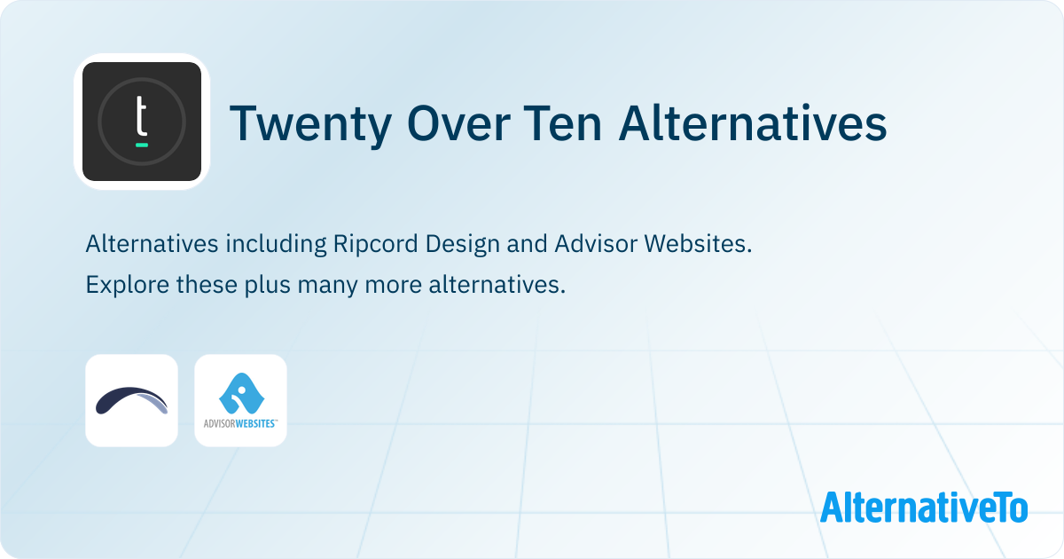 Twenty Over Ten Alternatives - Explore Similar Sites & Apps | AlternativeTo