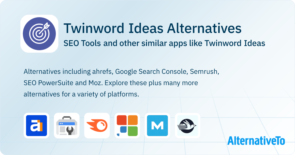 Twinword Ideas Alternatives Top 12 Seo Tools Similar Websites