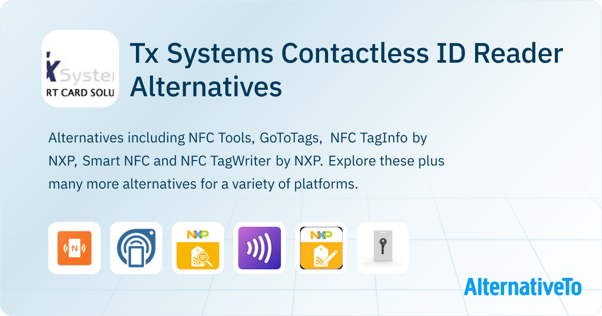 Tx Systems Contactless ID Reader Alternatives - Explore Similar ...