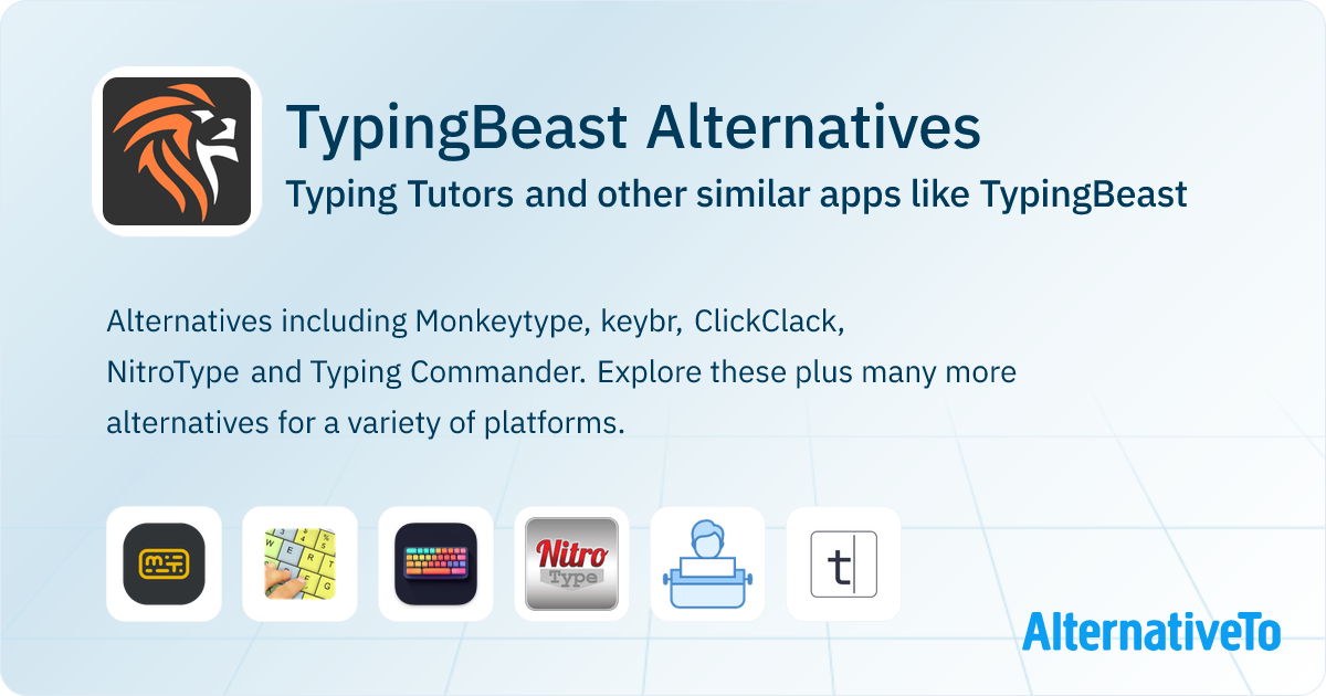TypingBeast Alternatives: Top 21 Typing Tutors & Similar Websites ...