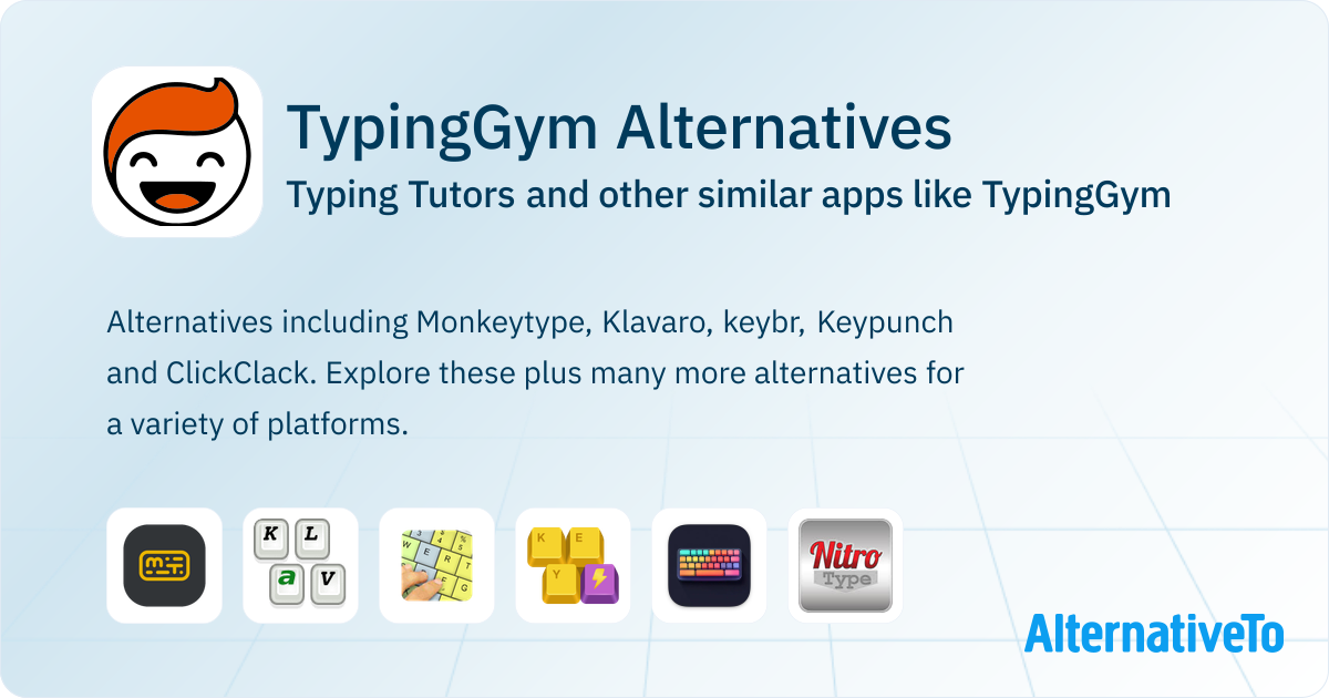 TypingGym Alternatives: Top 12 Typing Tutors & Similar Websites ...