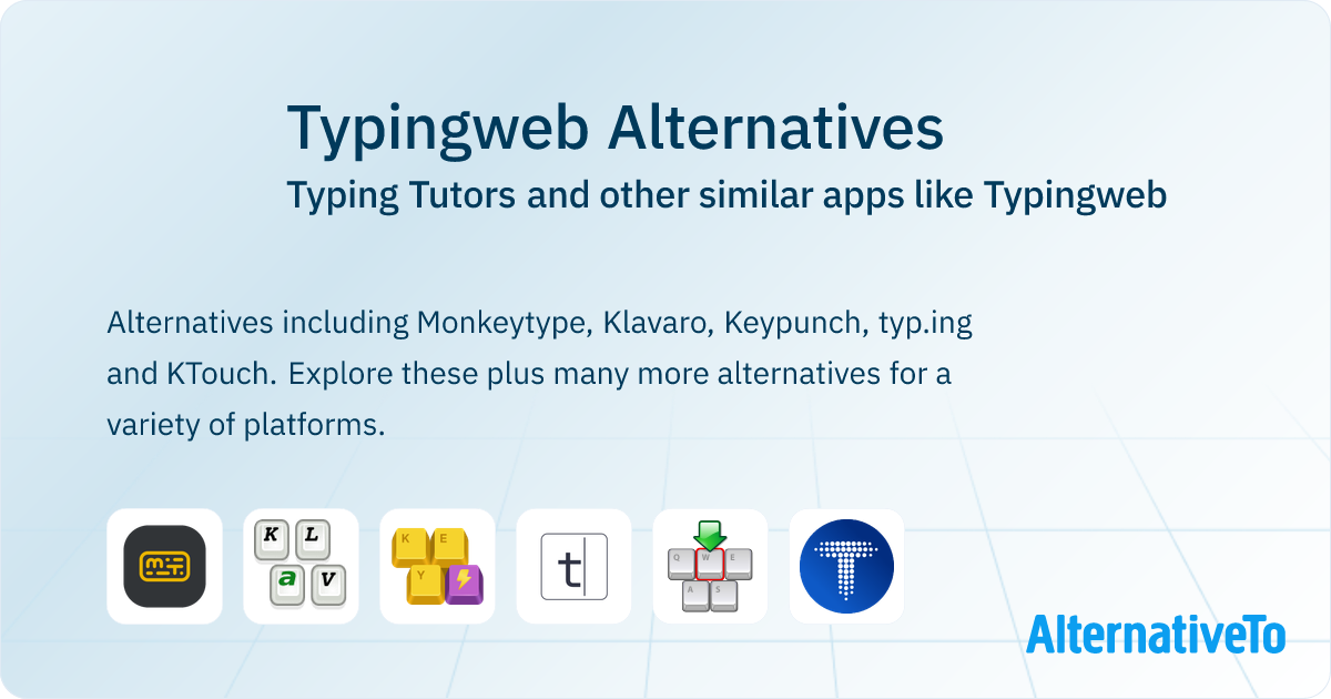 Typingweb Alternatives: Top 12 Typing Tutors & Similar Websites ...