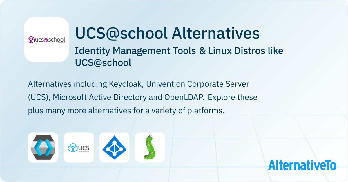 UCS@school Alternatives: Top 4 Identity Management Tools | AlternativeTo