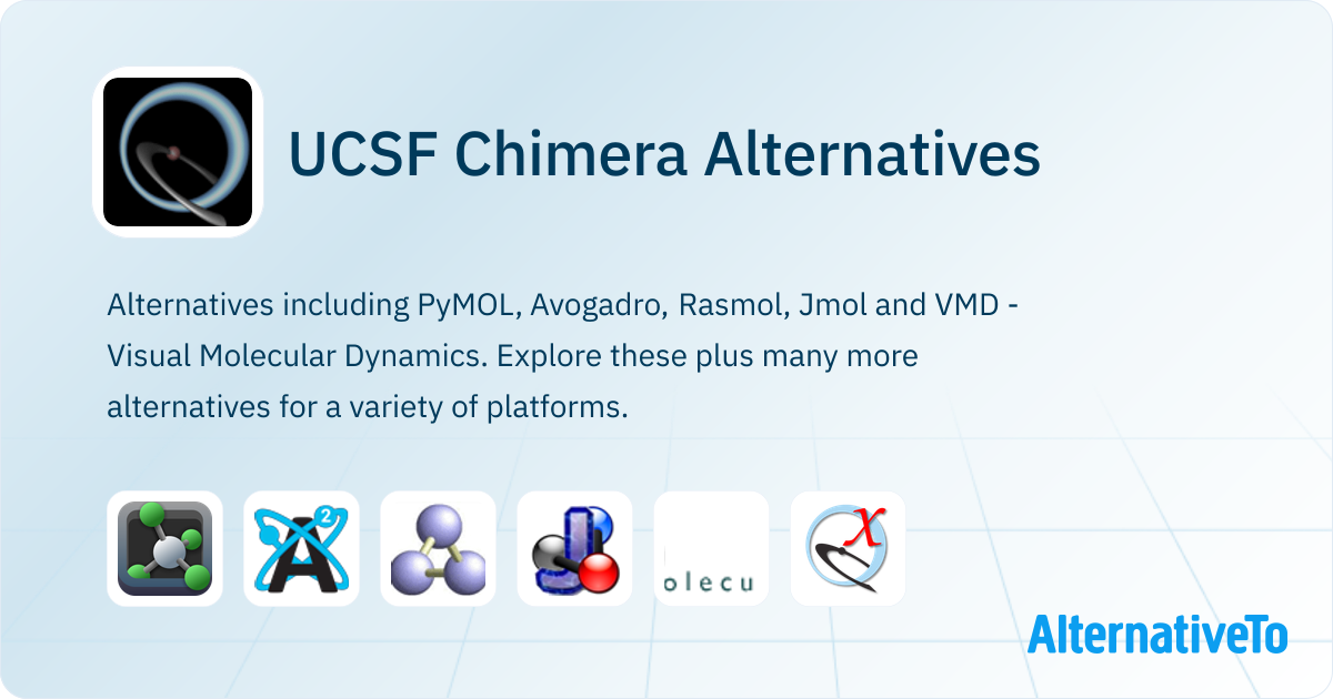 UCSF Chimera Alternatives - Explore Similar Software | AlternativeTo