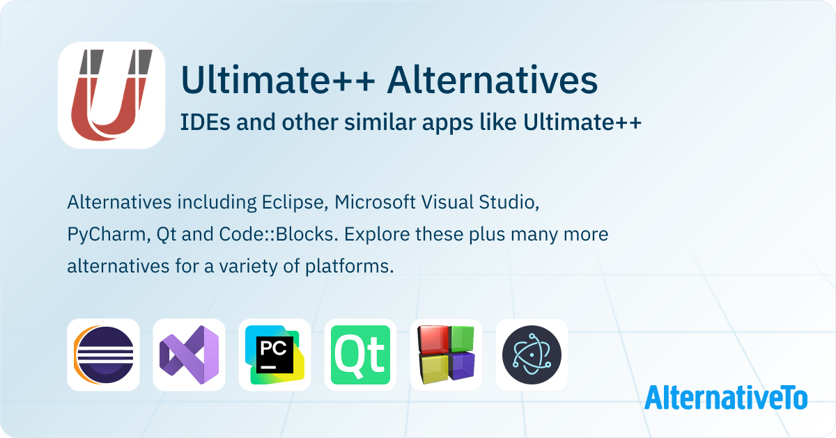 Ultimate++ Alternatives: Top 12 IDEs & Similar Apps | AlternativeTo