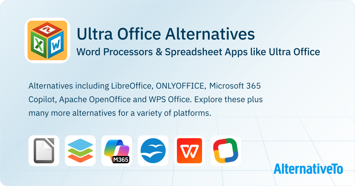 Ultra Office Alternatives: Top 22 Word Processors | AlternativeTo