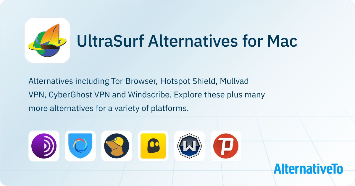 UltraSurf Alternatives for Mac: Top 12 VPN Services | AlternativeTo