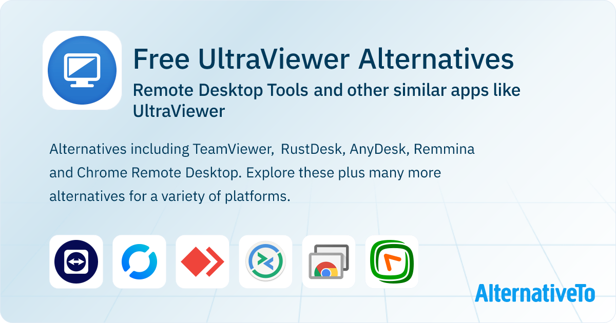 Free UltraViewer Alternatives: Top 12 Remote Desktop Tools & Similar ...