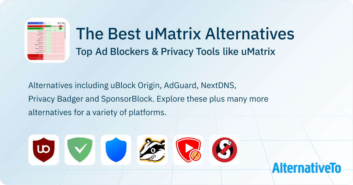 Best uMatrix Alternatives: Top Ad Blockers & Privacy Tools in 2024 ...