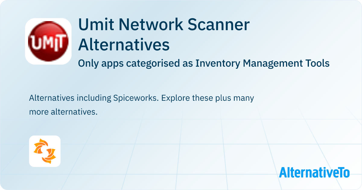Umit Network Scanner Alternatives: Top 1 Inventory Management Tools ...