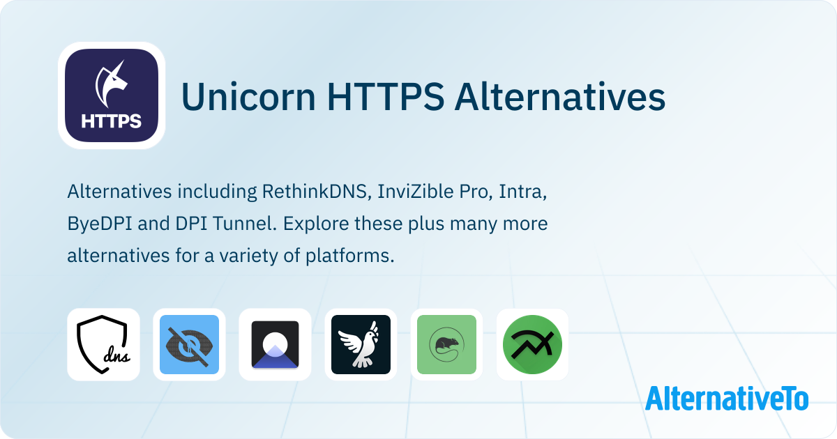 Unicorn HTTPS Alternatives - Explore Similar Apps | AlternativeTo