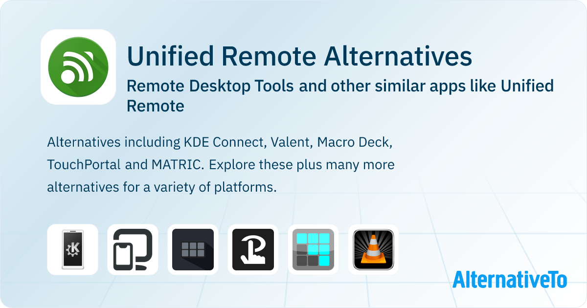 Unified Remote Alternatives: Top 12 Remote Desktop Tools & Similar Apps ...