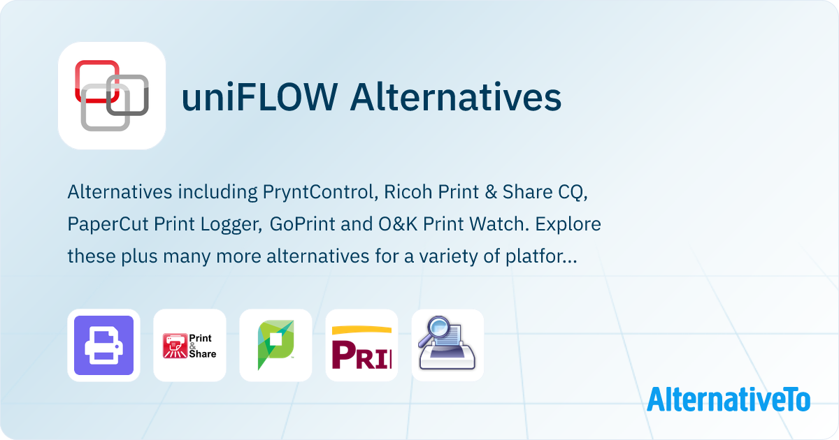 uniFLOW Alternatives - Explore Similar Apps | AlternativeTo