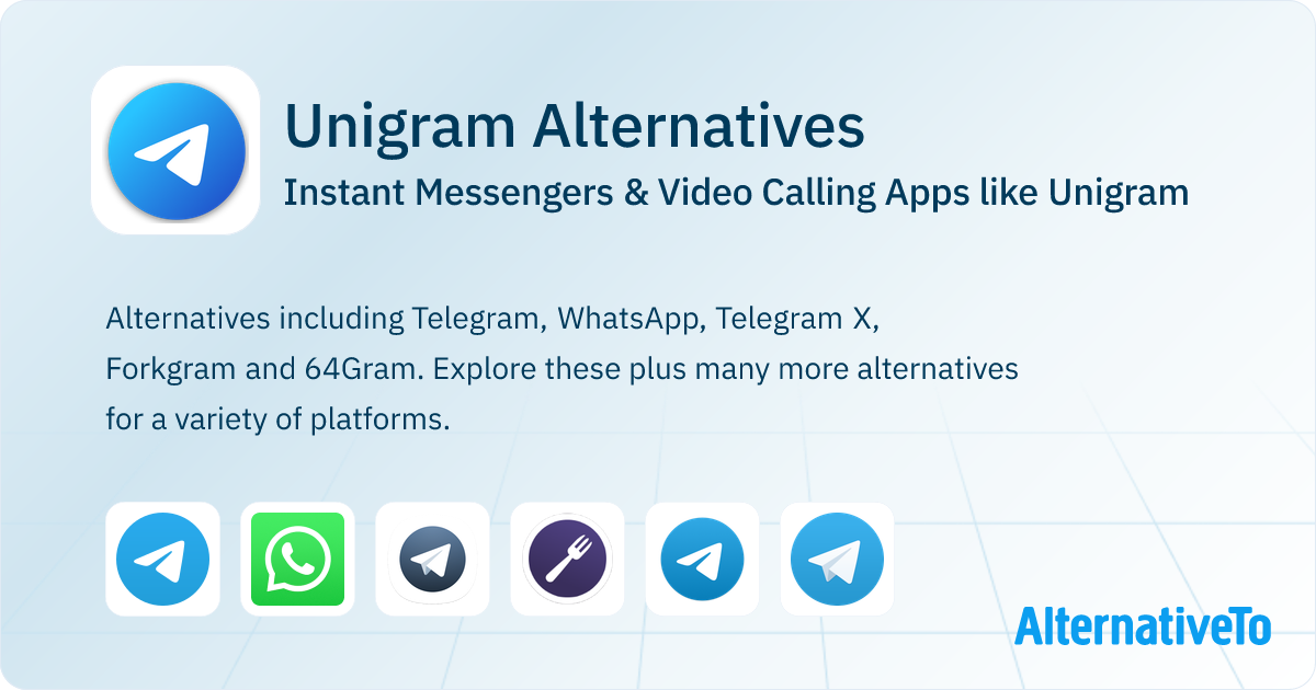 Unigram Alternatives: Top 12 Instant Messengers | AlternativeTo