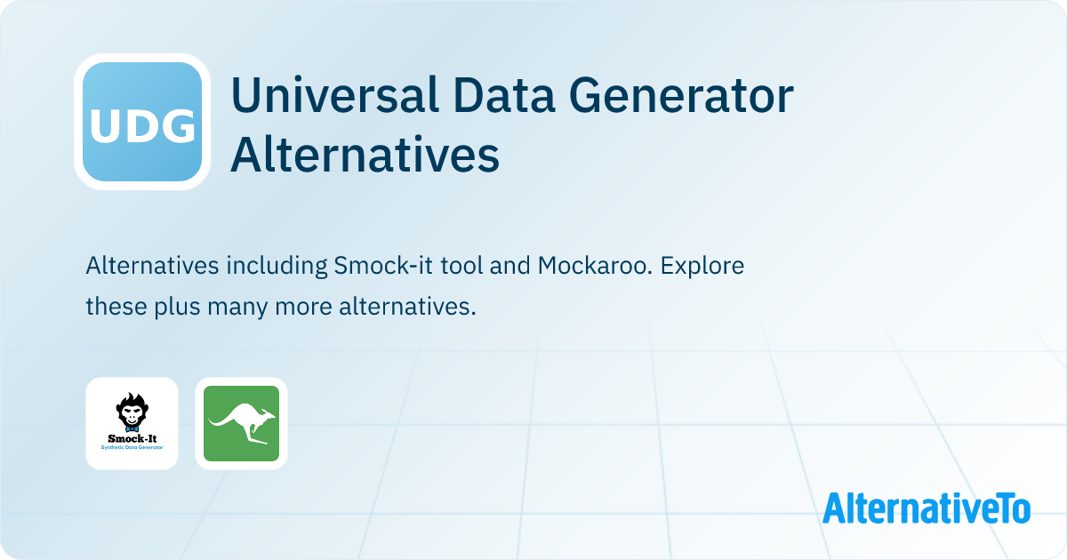 Universal Data Generator Alternatives - Explore Similar Sites & Apps ...