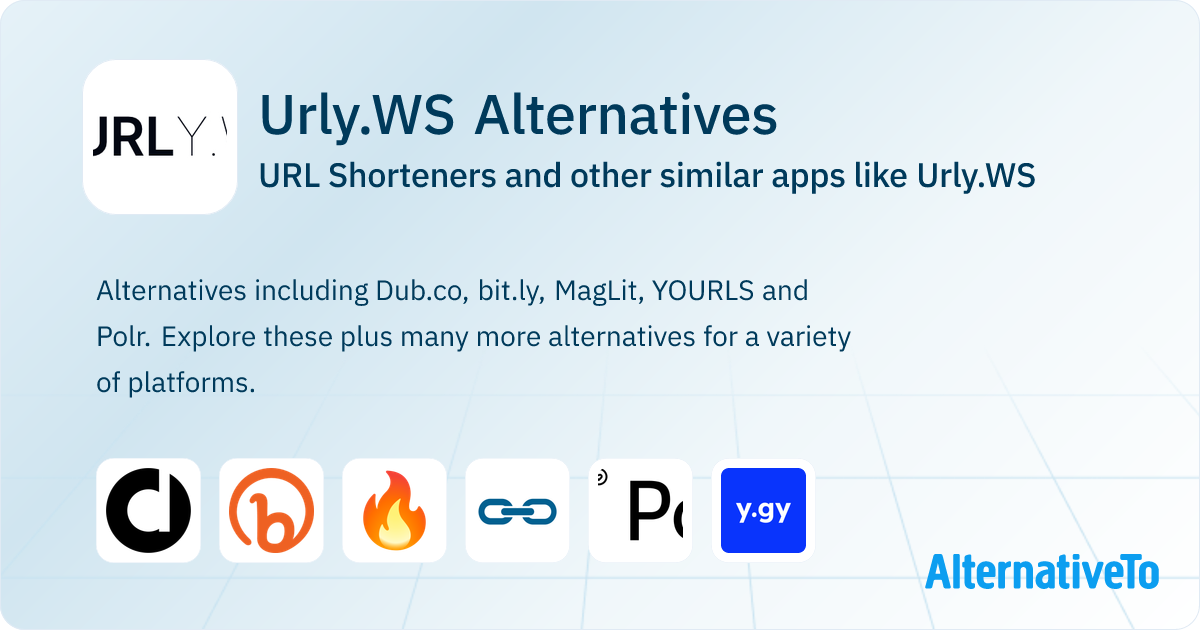 Urly.WS Alternatives: Top 12 URL Shorteners & Similar Websites ...