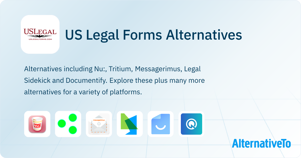 US Legal Forms Alternatives - Explore Similar Sites & Apps | AlternativeTo