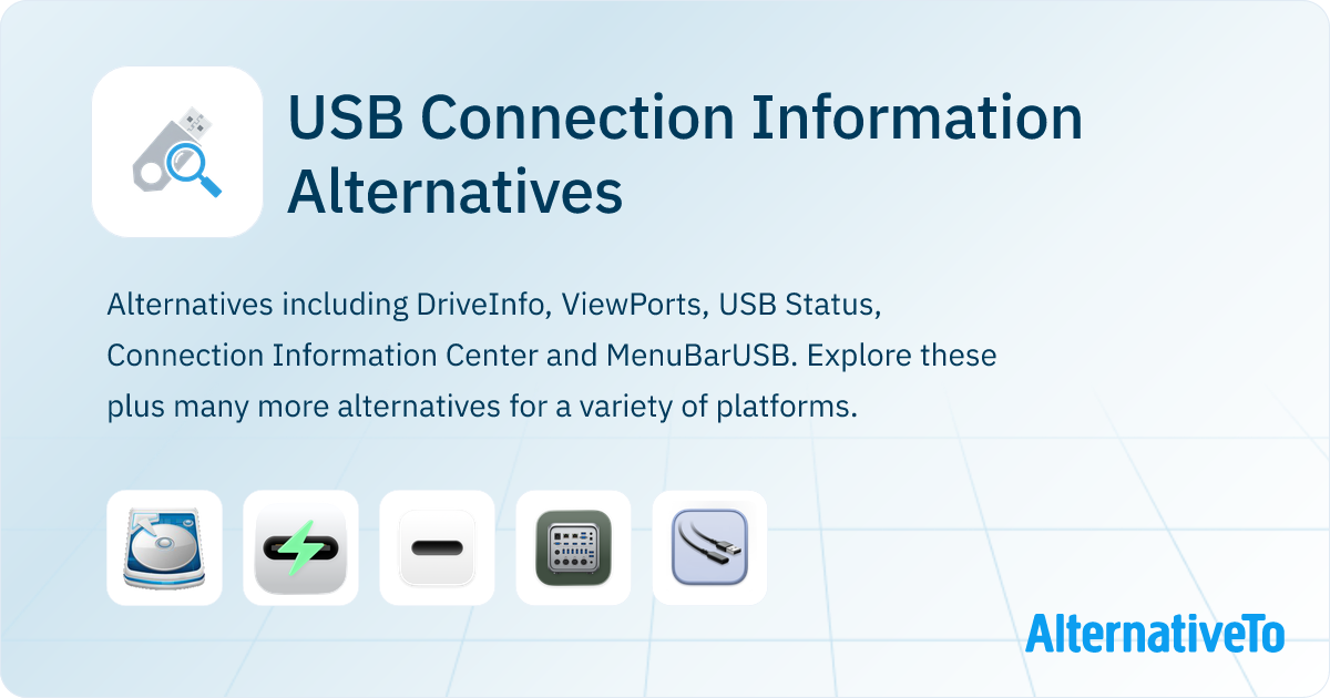 USB Connection Information Alternatives - Explore Similar Software ...