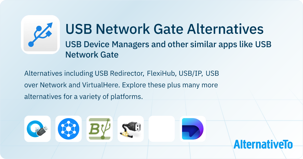 Free USB Network Gate Alternatives: Top 5 USB Device Managers & Similar ...