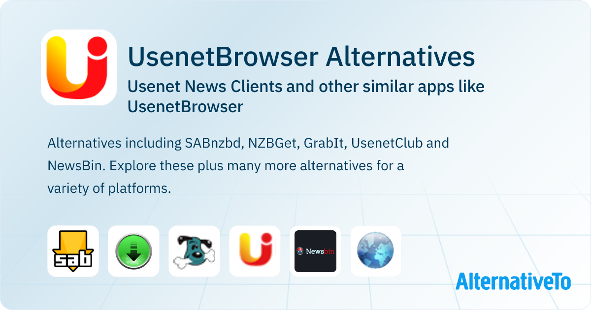 UsenetBrowser Alternatives: Top 12 Usenet News Clients & Similar ...