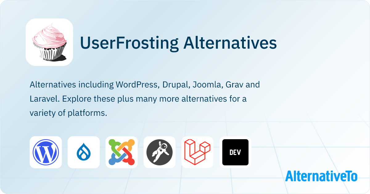 UserFrosting Alternatives - Page 2 | AlternativeTo