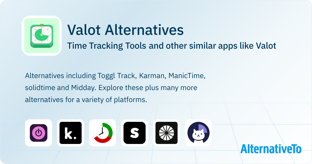 Valot Alternatives: Top 12 Time Tracking Tools & Similar Apps ...