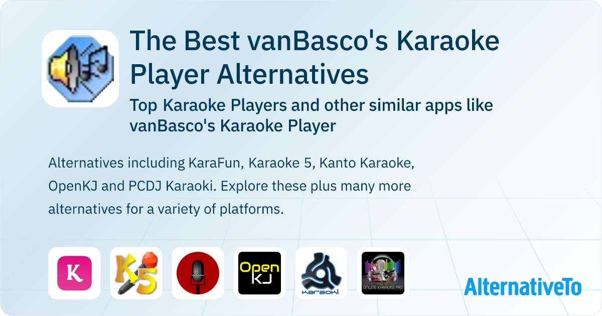 Best vanBasco's Karaoke Player Alternatives: Top Karaoke Players in ...