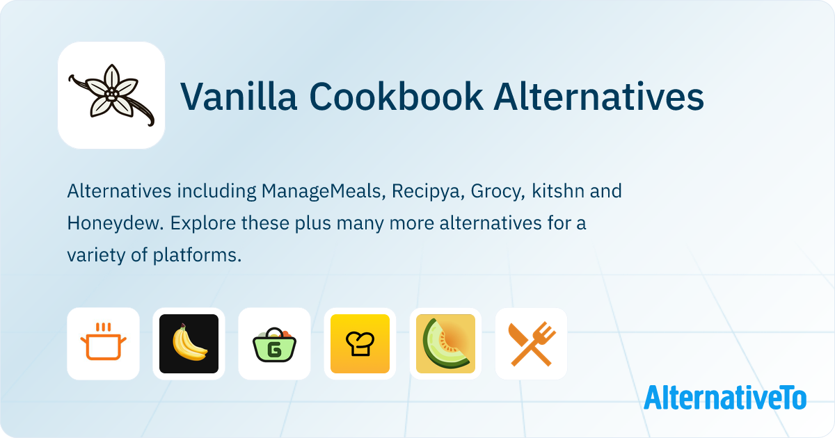 Vanilla Cookbook Alternatives - Explore Similar Sites & Apps ...