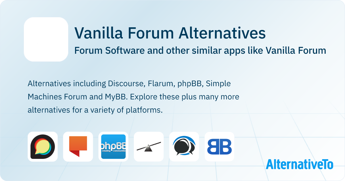 Vanilla Forum Alternatives: Top 12 Forum Software & Similar Apps ...