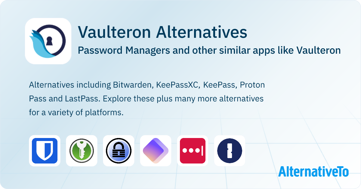 Vaulteron Alternatives: Password Managers & Similar Websites - Page 4 ...