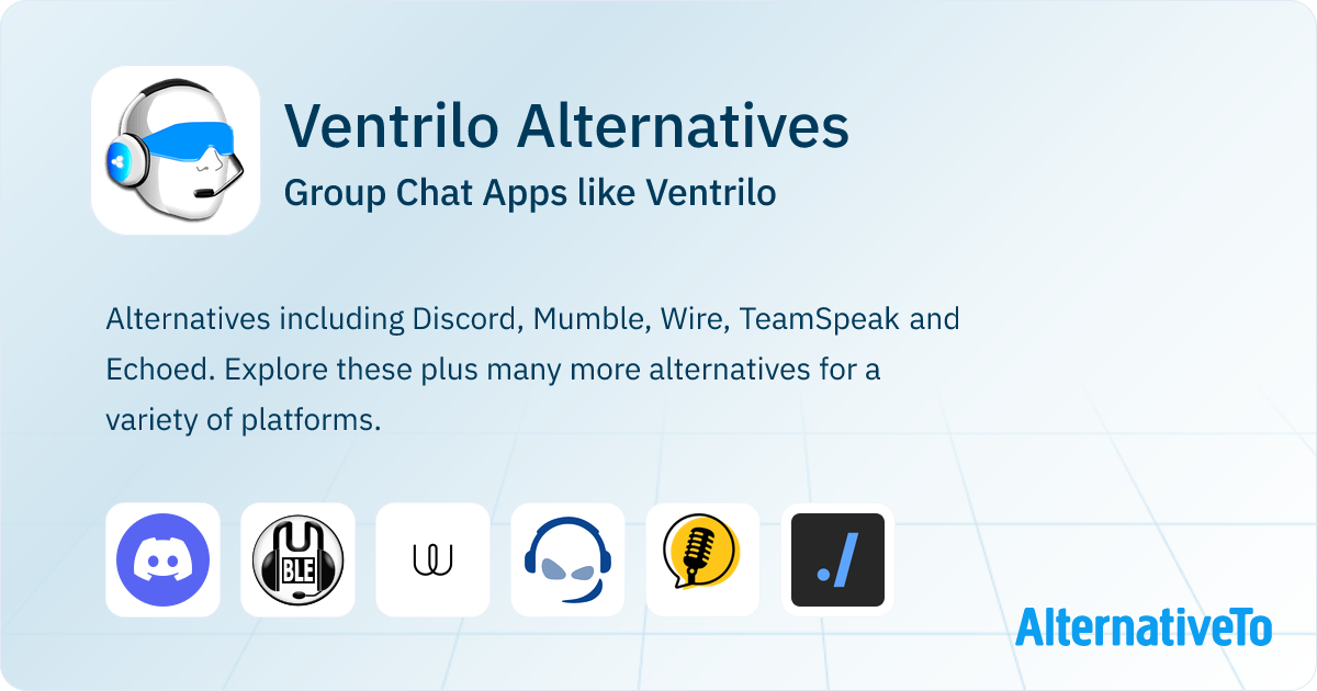 Ventrilo Alternatives: Top 12 Group Chat & Similar Apps | AlternativeTo