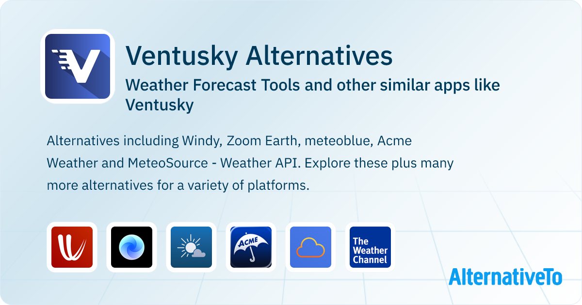 Ventusky Alternatives: Top 12 Weather Forecast Tools & Similar Apps ...