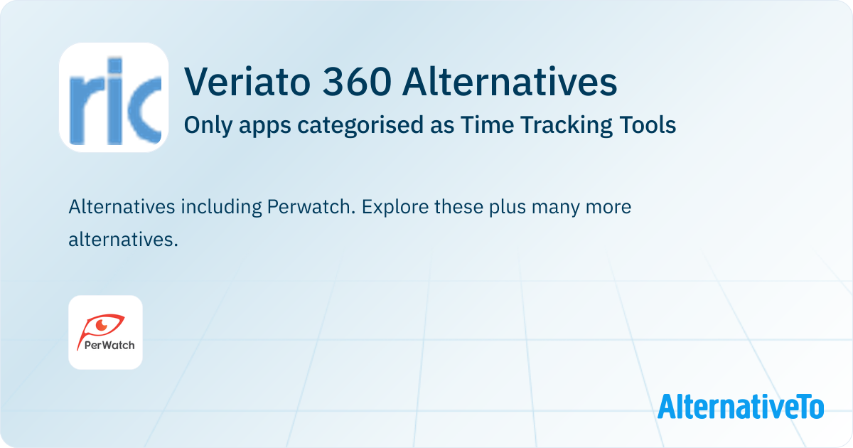 Veriato 360 Alternatives: Top 1 Time Tracking Tools | AlternativeTo