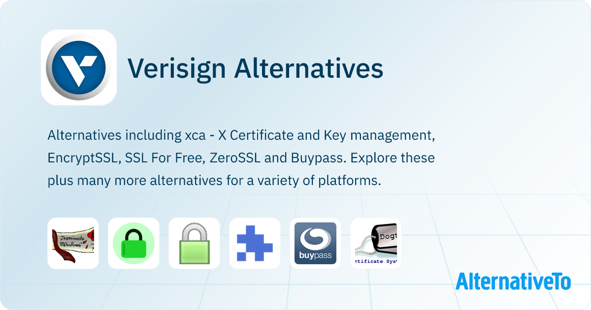 Verisign Alternatives - Explore Similar Sites & Apps | AlternativeTo