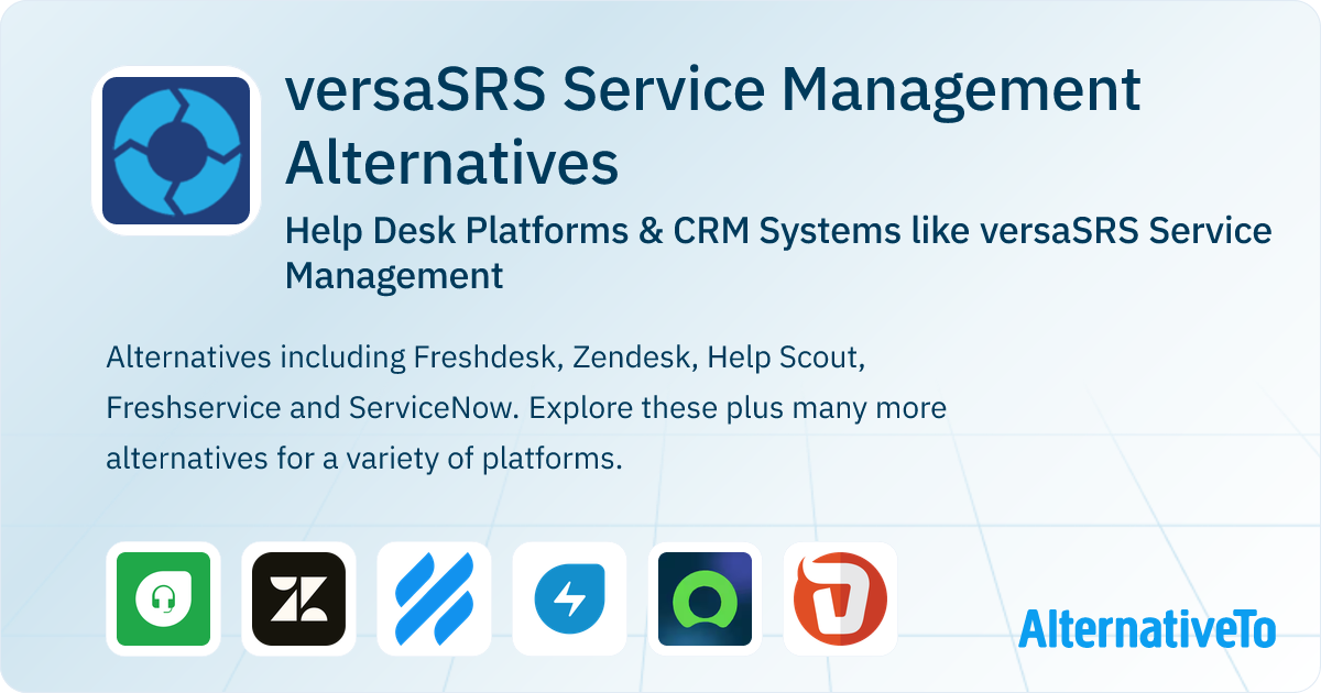 versaSRS Service Management Competitors: Top 12 Alternative Help Desk ...