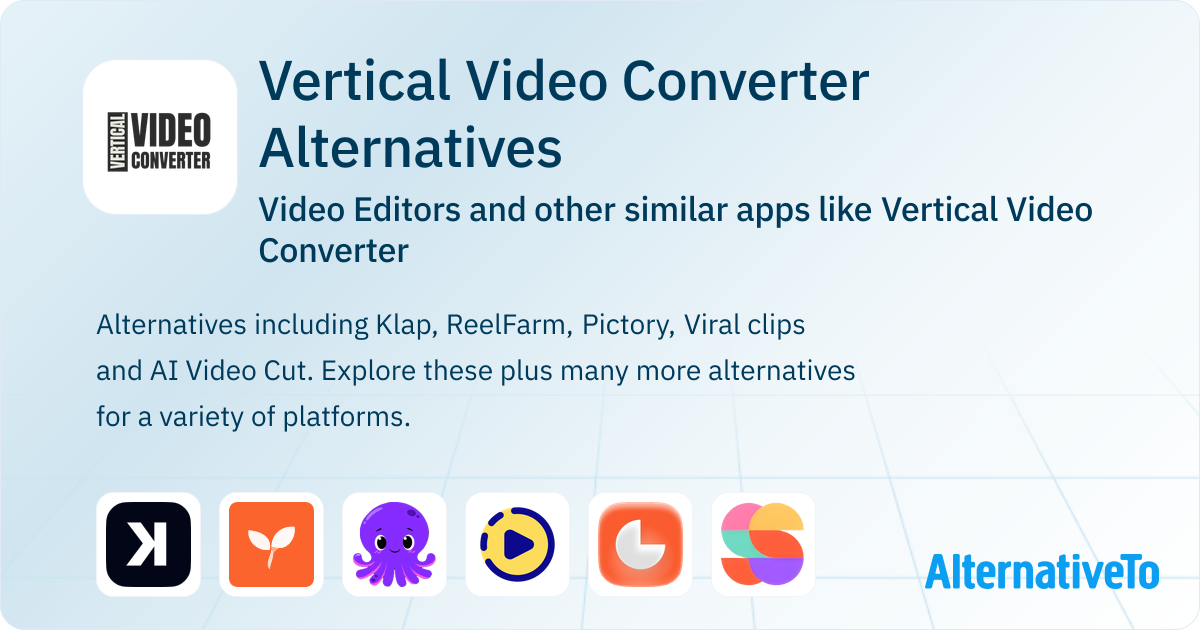 Vertical Video Converter Alternatives: Top 6 Video Editors & Similar ...