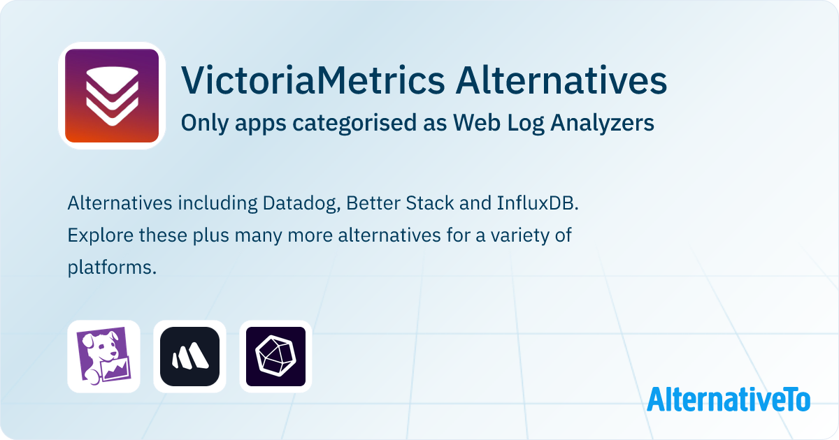 VictoriaMetrics Alternatives: Top 1 Web Log Analyzers | AlternativeTo