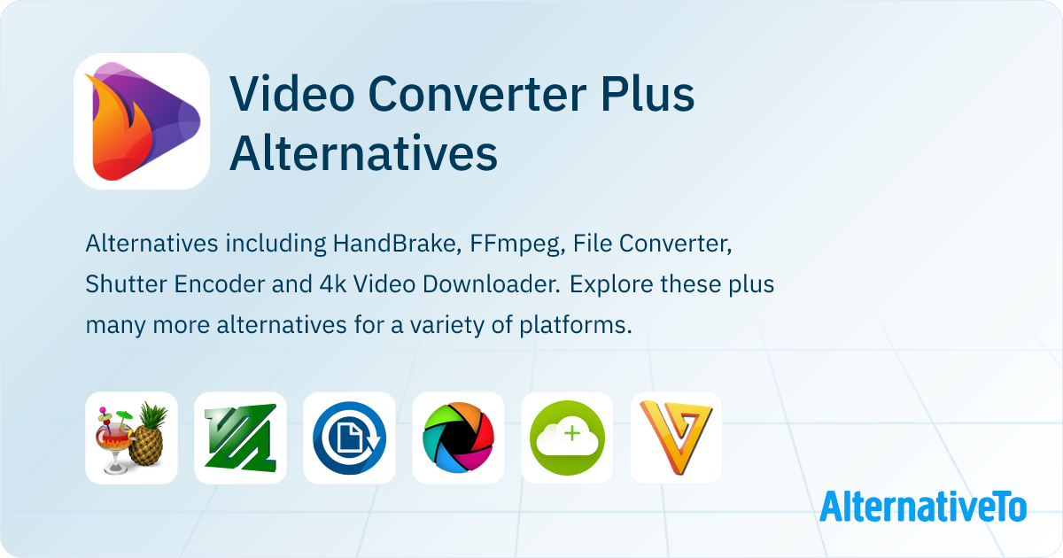 Video Converter Plus Alternatives - Explore Similar Software ...