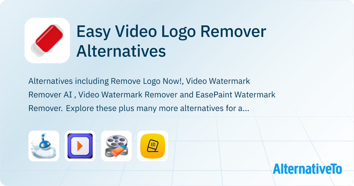 Easy Video Logo Remover Alternatives - Explore Similar Software ...