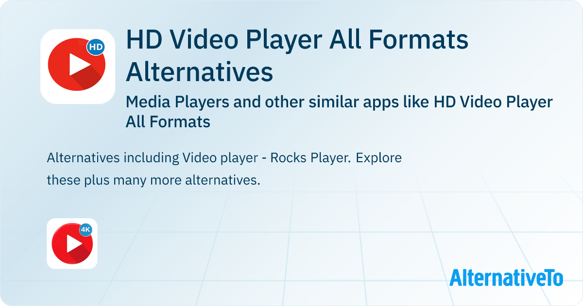HD Video Player All Formats Alternatives: Top 1 Media Players & Similar ...