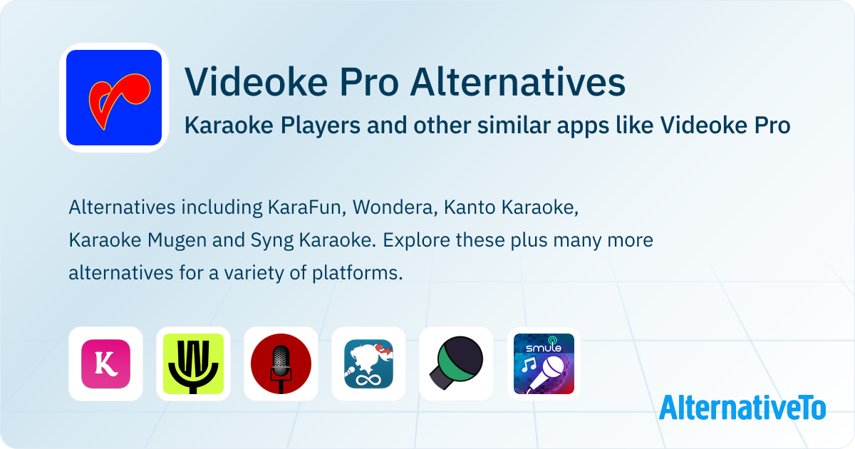 Videoke Pro Alternatives: Top 12 Karaoke Players & Similar Apps ...