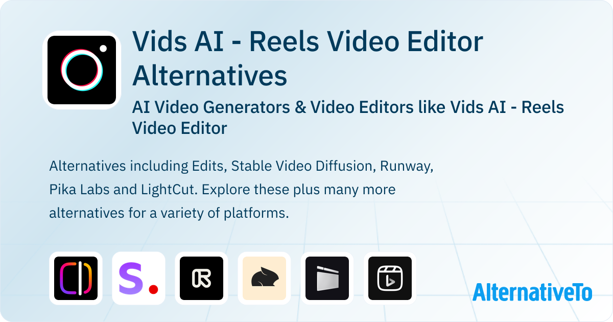 Vids AI - Reels Video Editor Alternatives: Top 12 AI Video Generators ...