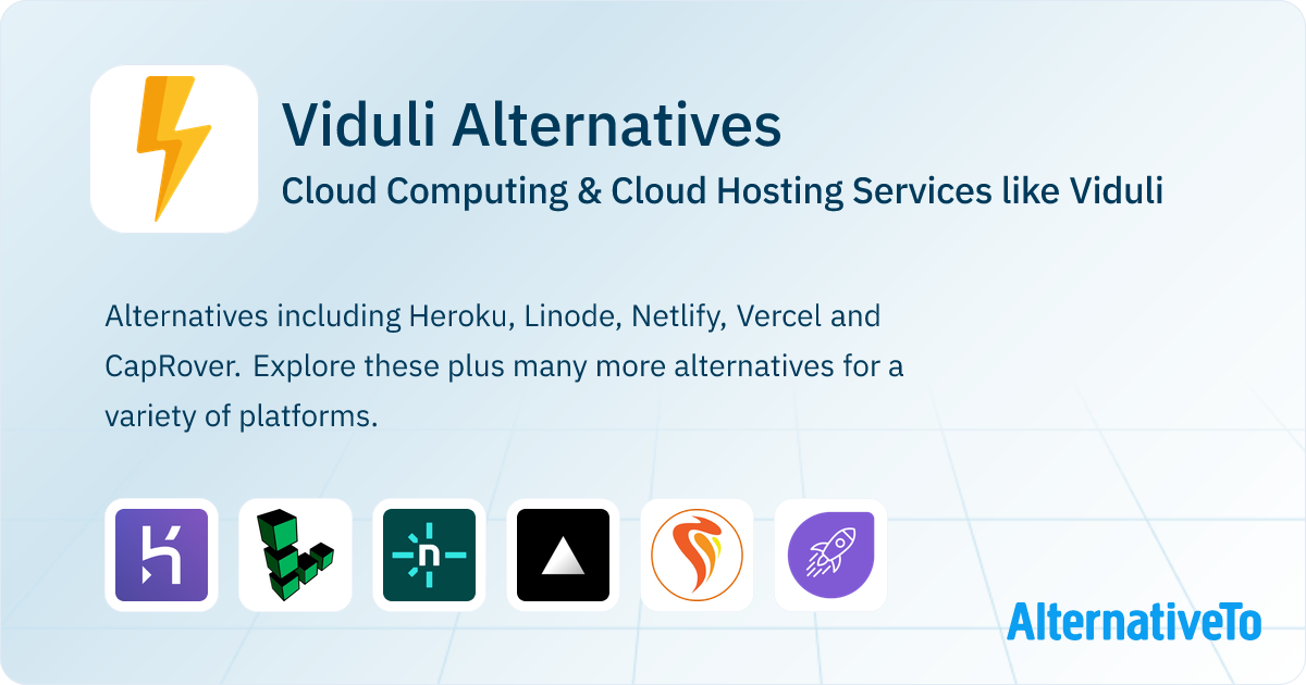 Viduli Alternatives: Top 20 Cloud Computing Services | AlternativeTo