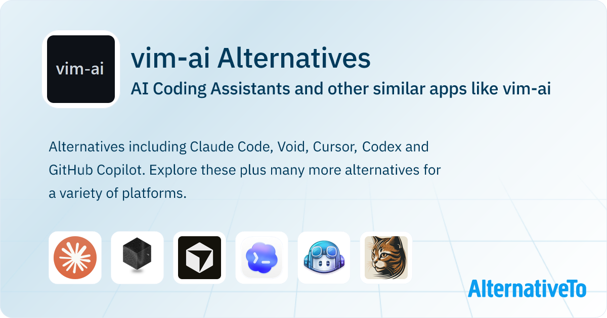 vim-ai Alternatives: Top 12 AI Coding Assistants & Similar Apps ...
