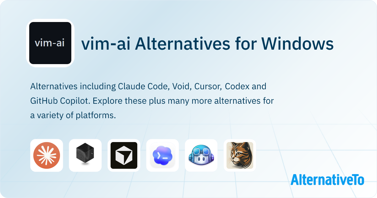 vim-ai Alternatives for Windows: Top 12 AI Coding Assistants & Similar ...