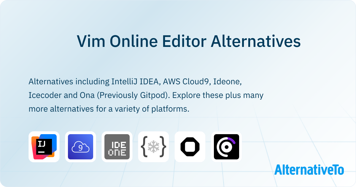 Vim Online Editor Alternatives - Explore Similar Sites & Apps ...
