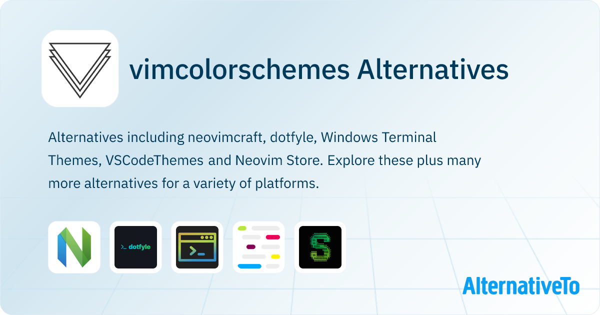 vimcolorschemes Alternatives - Explore Similar Sites & Apps | AlternativeTo