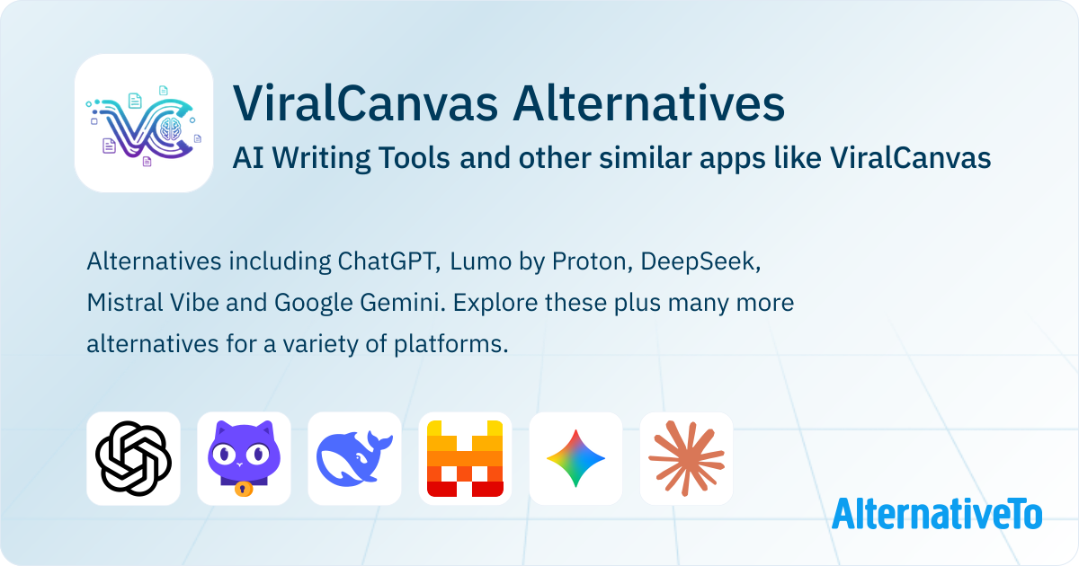 ViralCanvas Alternatives: Top 12 AI Writing Tools & Similar Websites ...