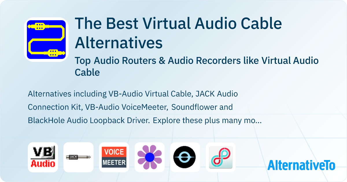 Best Virtual Audio Cable Alternatives: Top Audio Routers in 2025 ...